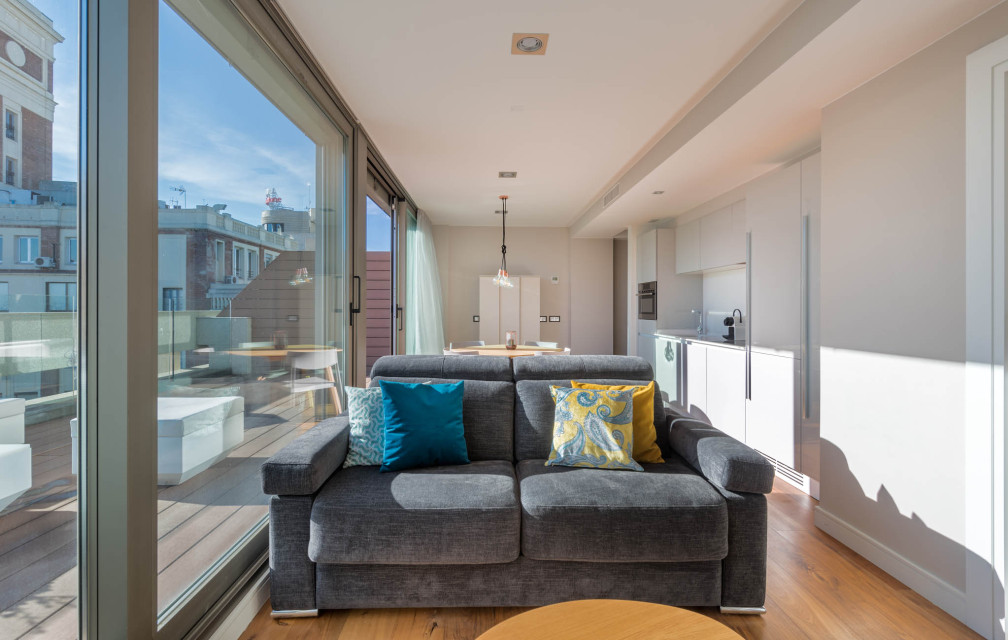 City View Apartments with terrace